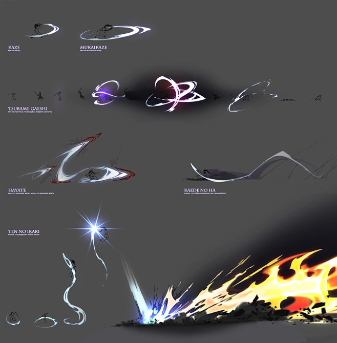 VFX (katana), Konstantin Sukhov : VFX concepts for a Japanese swordsman ...