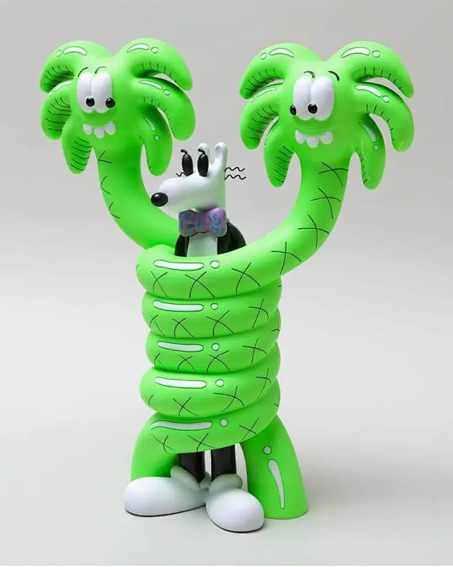 GOTCHA – Neon Green By Steven Harrington x ToyQube : Light up your ...