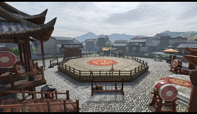 mobile game scenes, Lei Sun : Part of the scenes I made for a mobile ...