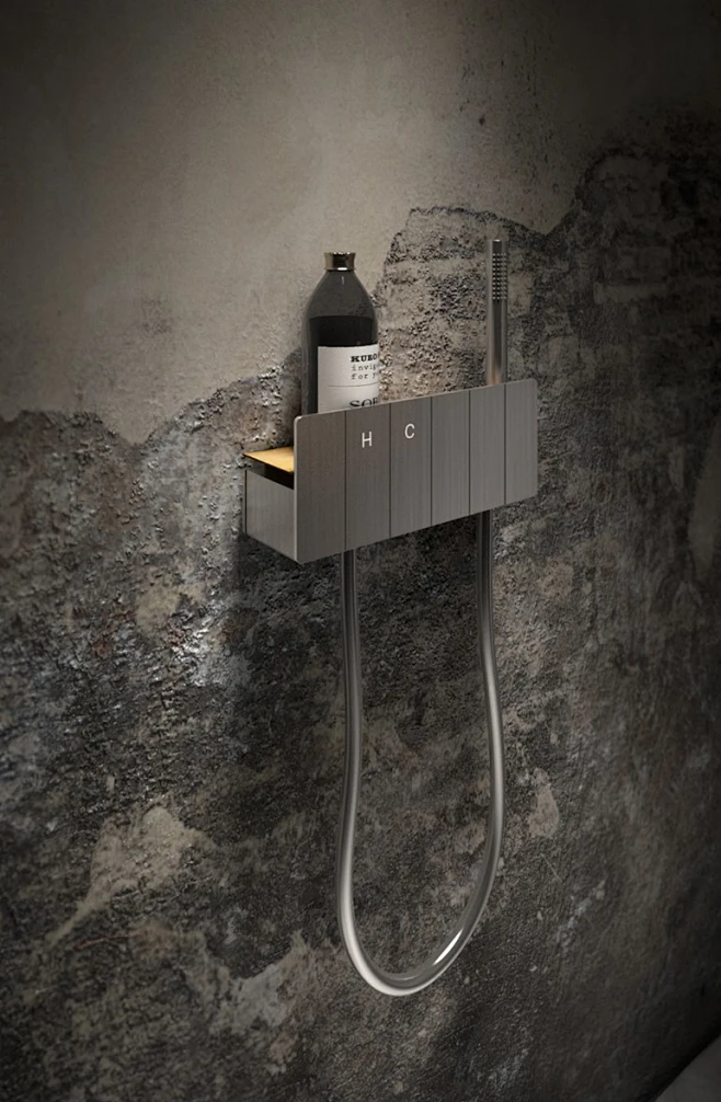Chromed brass shower tap HC | Shower tap by FIMA Carlo Frattini-花瓣网