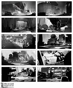 场景构图黑白构成画面构成黑白稿来自cgbook.cn (903)-花瓣网