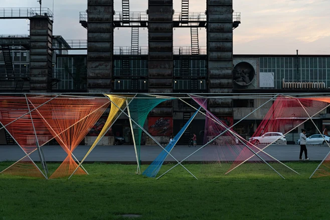 2023北京戏剧节艺术装置-《光织》/ MARS星球建筑 – mooool木藕设计网-花瓣网