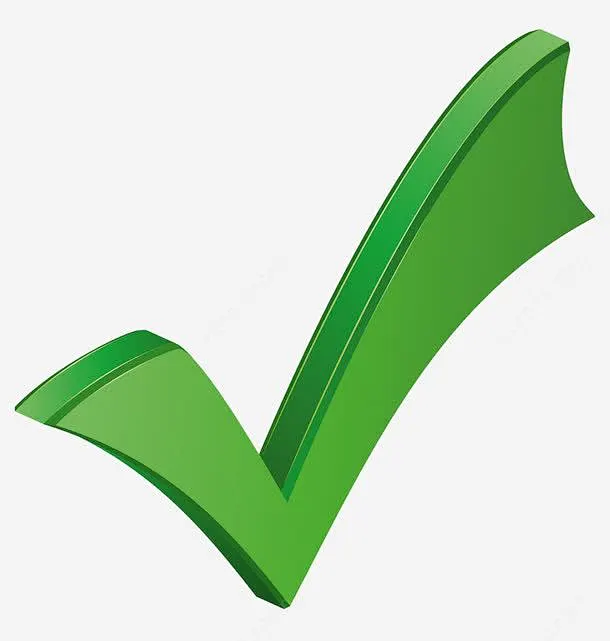 绿色对号psd免抠素材_新图网 https://ixintu.com 绿色 对号 3D 对-花瓣网