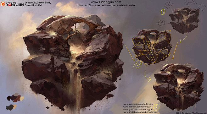 岩石原画山石原画石头原画来自cgbook.cn (296)