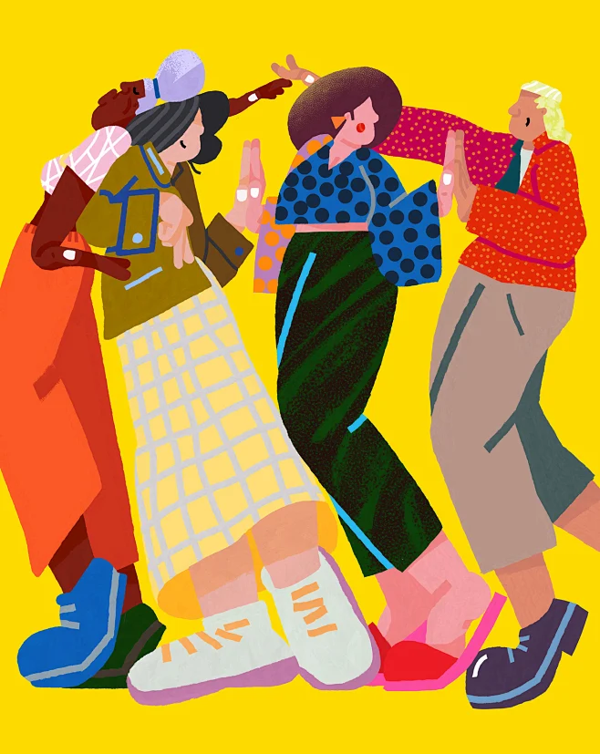 branding Character Character design colorful editorial ILLUSTRATION-花瓣网