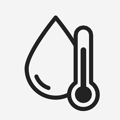 水温水滴温水图标_88ICON https://88icon.com 水温 水滴 温水 温度计 热水