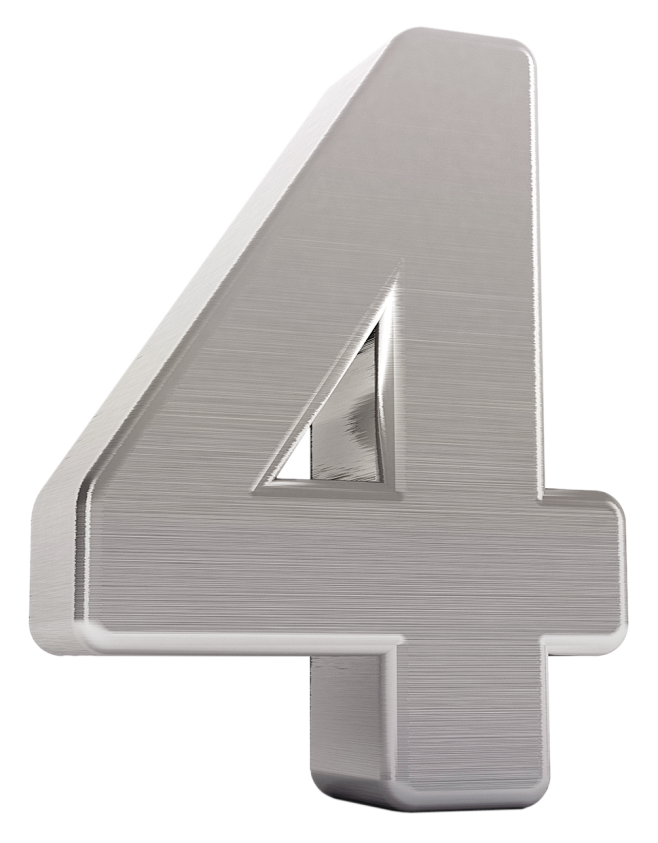 新图网_质感3D立体数字4_ixintu