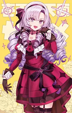 莎乐美 罗马卷 浅紫发紫眸-花瓣网