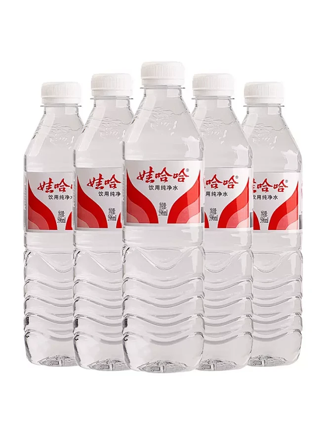 娃哈哈饮用纯净水596ml*24瓶装哇哈哈大瓶装水非矿泉水整箱批特价-淘宝网