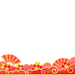 春节新年喜庆红花扇子祥云底边边框_GIF编号35040-花瓣网