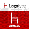 red chair icon isolated on white background logo