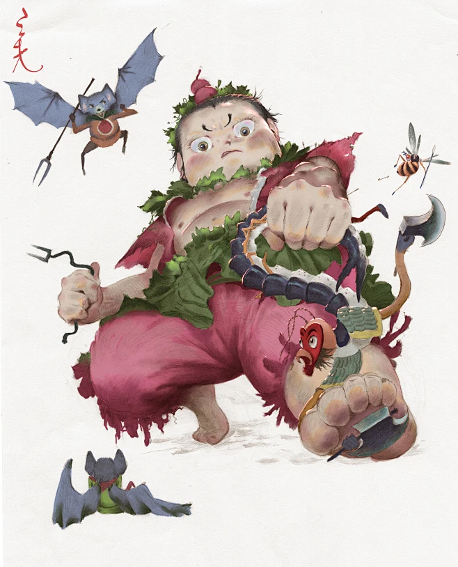 Calabash Brothers fan art-花瓣网