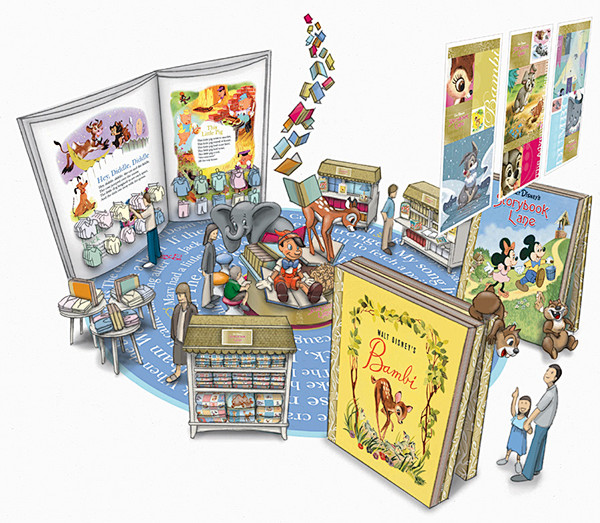 Storybook Lane : Storybook Lane in-store shop concept for Disney ...
