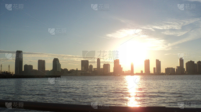 新泽西,美,水平画幅,美国中大西洋地区,2015年,户外,白昼,哈德逊河,日落,摄影