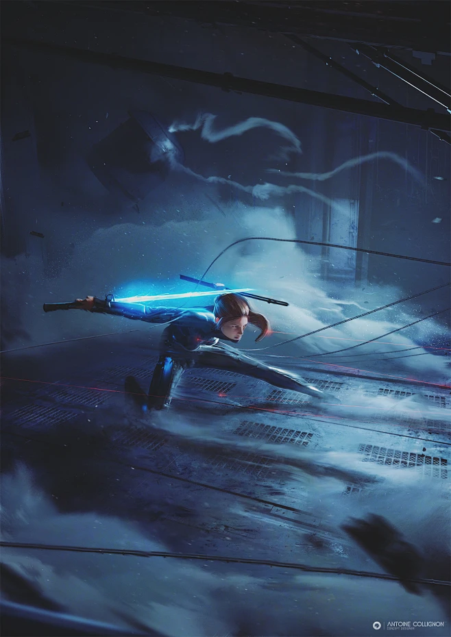 The silver Ninja, Antoine Collignon : Illustration made for Wilmar ...