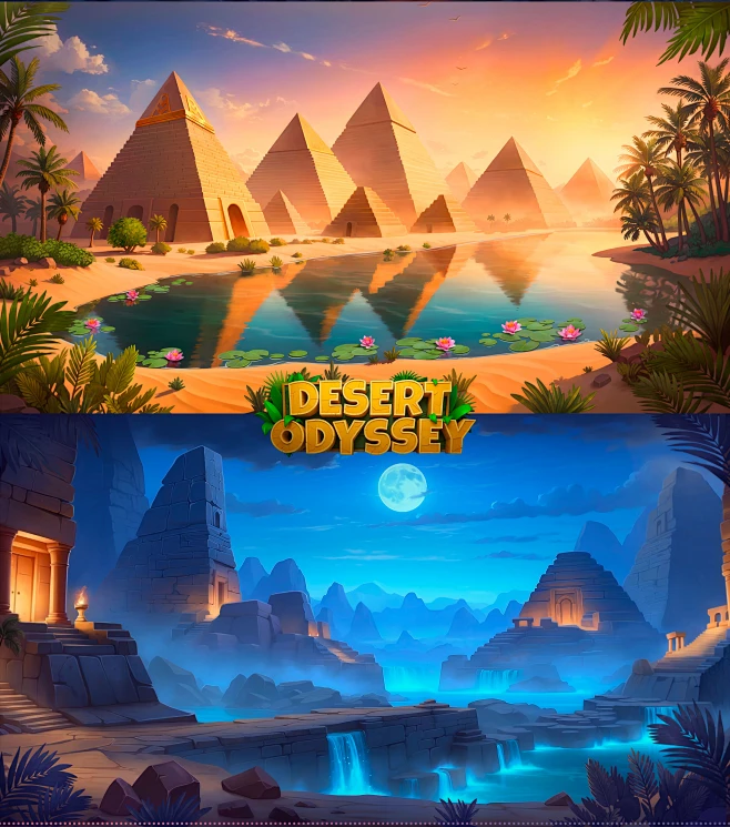 BACKGROUNDS FOR GAMES part one :: Behance-花瓣网