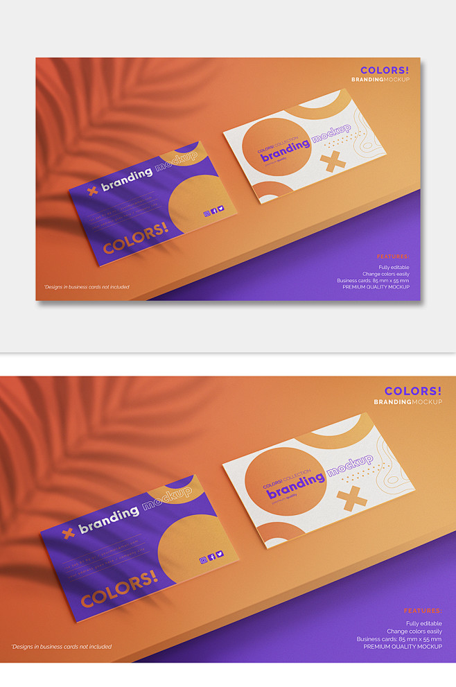 创意名片样机贴图-众图网