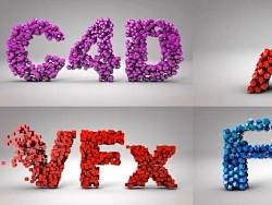 C4D四部粒子灌输文字动画教程 Cinema 4D R18 Mograph Text Animation Tutorial by maxon-花瓣网