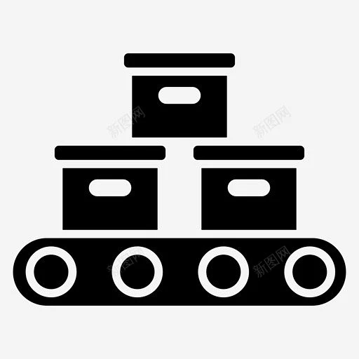 传送带包裹分拣托盘物流 配送 icon 图标 标识 标志 UI图标 设计图片 免费下载 页面网页 平面电商 创意素材-花瓣网