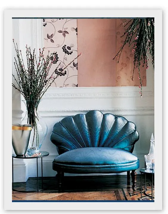happy lady decorates: Inspiration...Sitting Areas - the shell shaped ...
