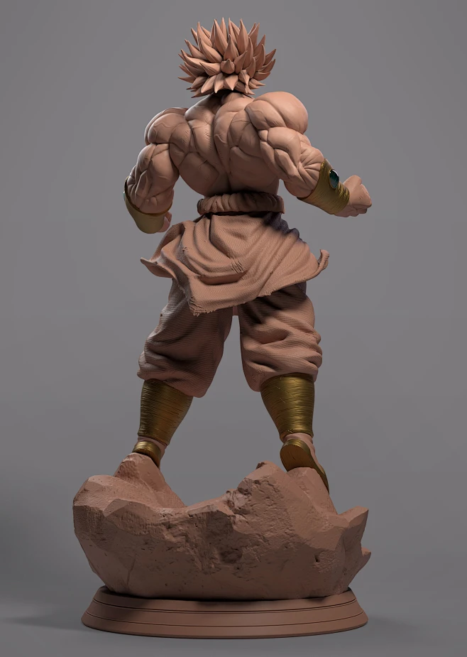 Broly, hao lu : 布罗利手办模型图片_卡通模型手办图片素材-花瓣网