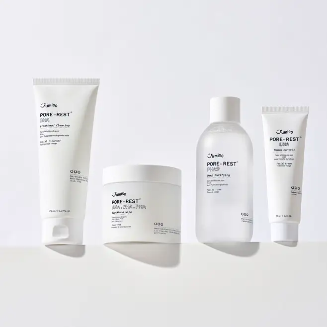 PORE-REST Set : Peeling & Sebum Control in Easy 4 Steps! Set includes ...