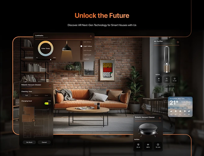 vr apple vision pro design Smart Home UI/UX app design apple design ui ...