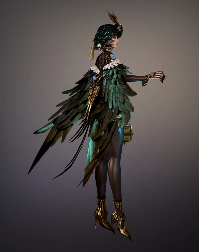 Crow Summoner, Tory 136 : Concept art based on hyeyoung kim https://www.artstation.com/artwork ...