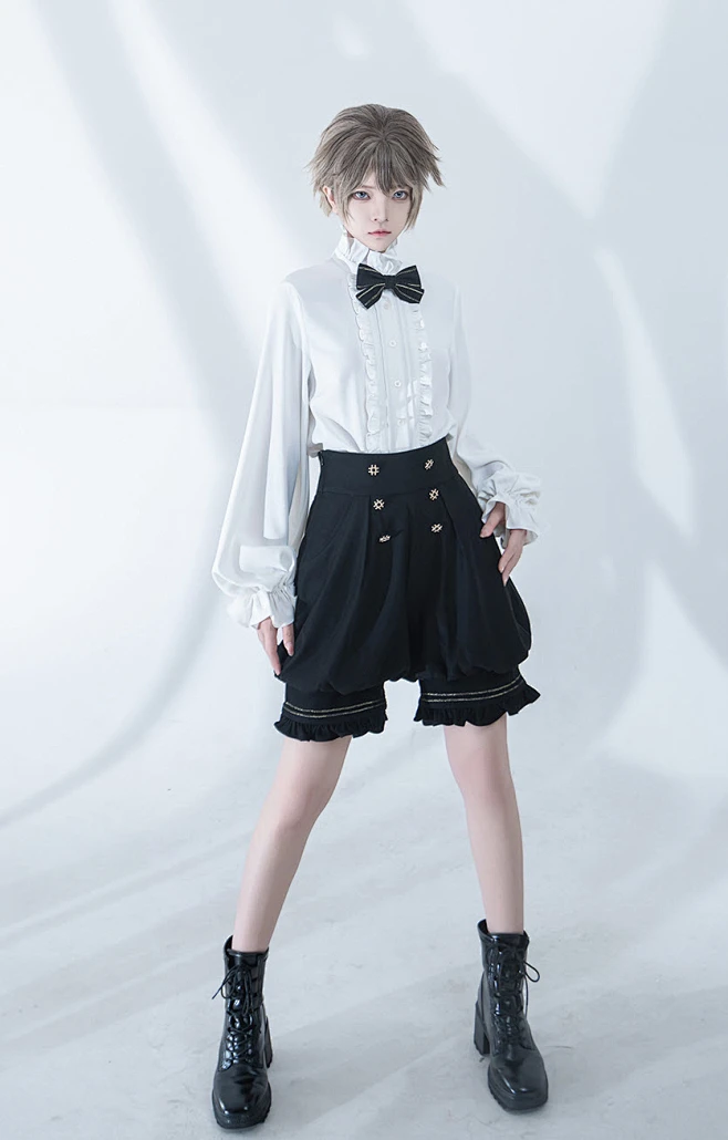 Princess Chronicles -The Hasty Rabbit- Ouji Lolita Vest, Cape, Blouse ...
