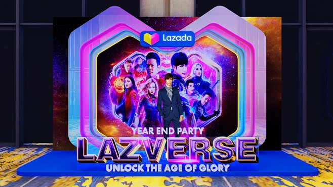 Event game gate lazada Photobooth Stage-花瓣网