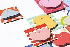 Colorful Cute Sticky Notes [L]. materials : paper. package size : 80 x ...
