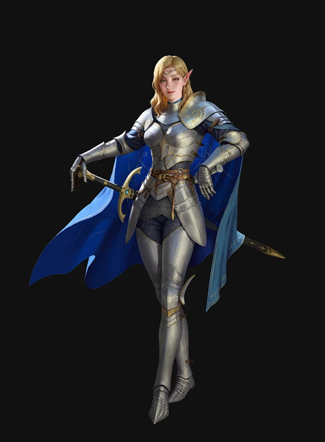 Elf Spellsword-花瓣网