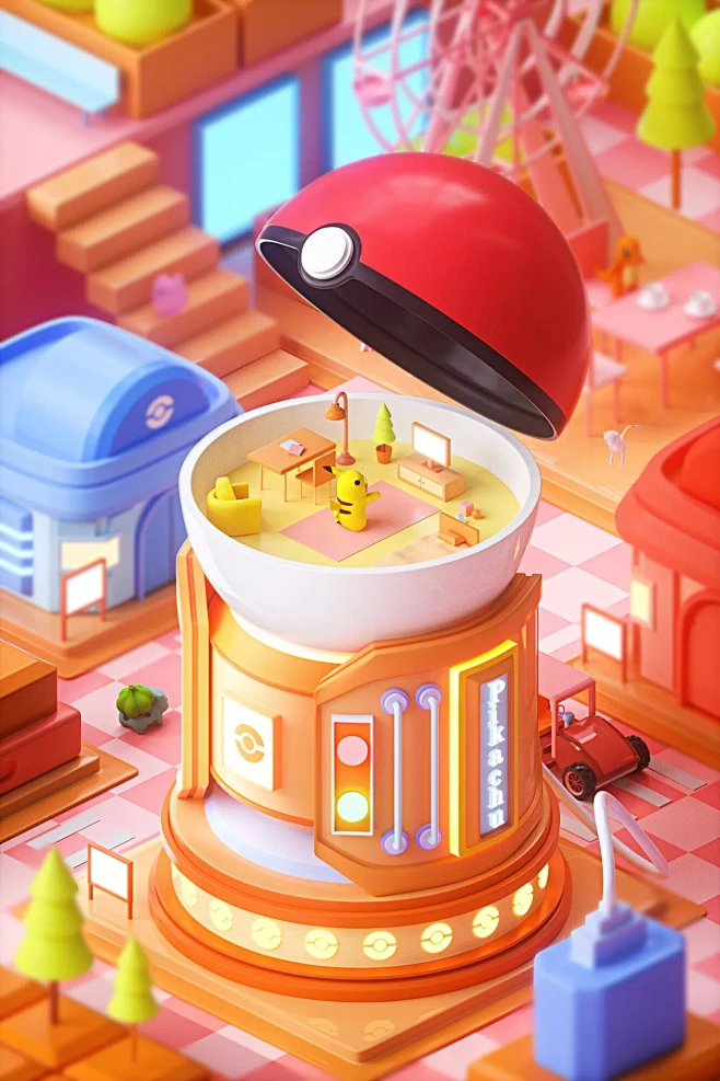 C4D建模参考 C4D模型