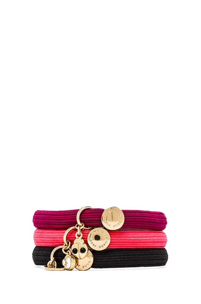 Marc by Marc Jacobs Ladybug Ponys – Rosa Mexicana Multi & Oro-花瓣网