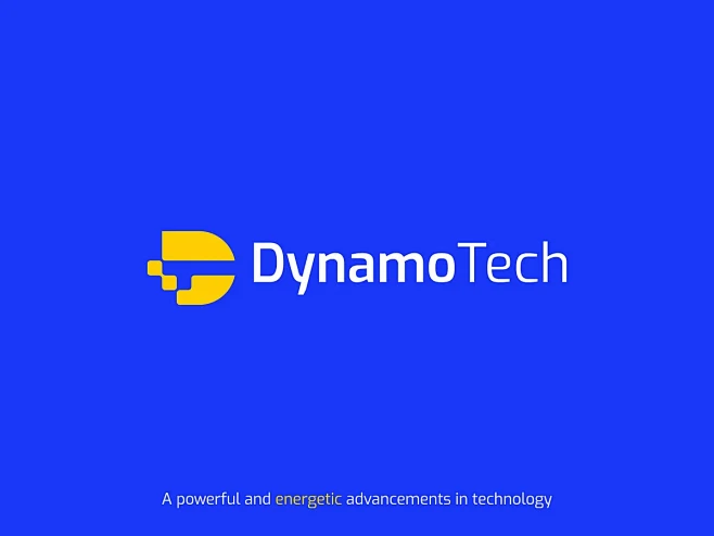 Technology Logo Design, Dynamotech logo Design, D T Logo Mark ai logo brand identity branding d ...