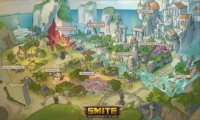 SMITE - S8 previs图片_slg 现代建筑图片素材-花瓣网