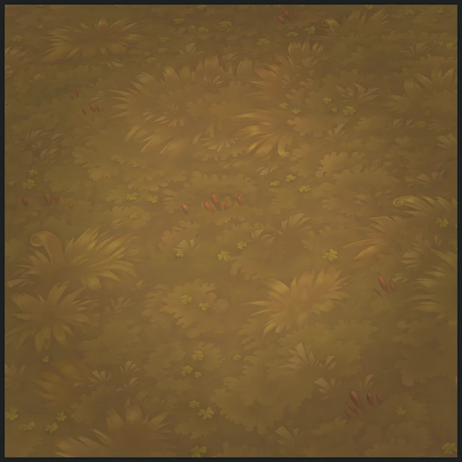 Handpainted ground textures for a fantasy forest, Bastian Brem : Some ...
