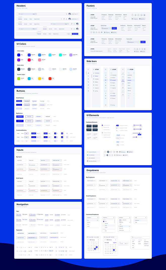 ATOM: Wireframe UI KIT : Library for efficient workThe library will ...