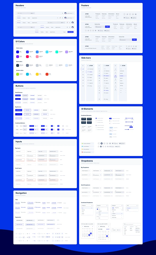 ATOM: Wireframe UI KIT : Library for efficient workThe library will ...