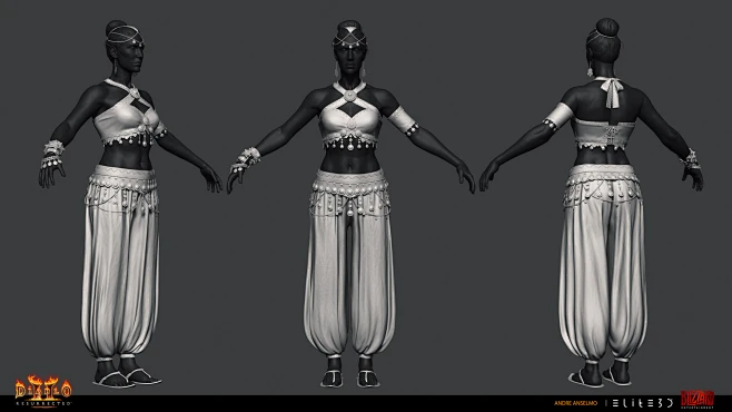 Diablo II: Resurrected - NPC Female, André Anselmo : Proud to announce ...