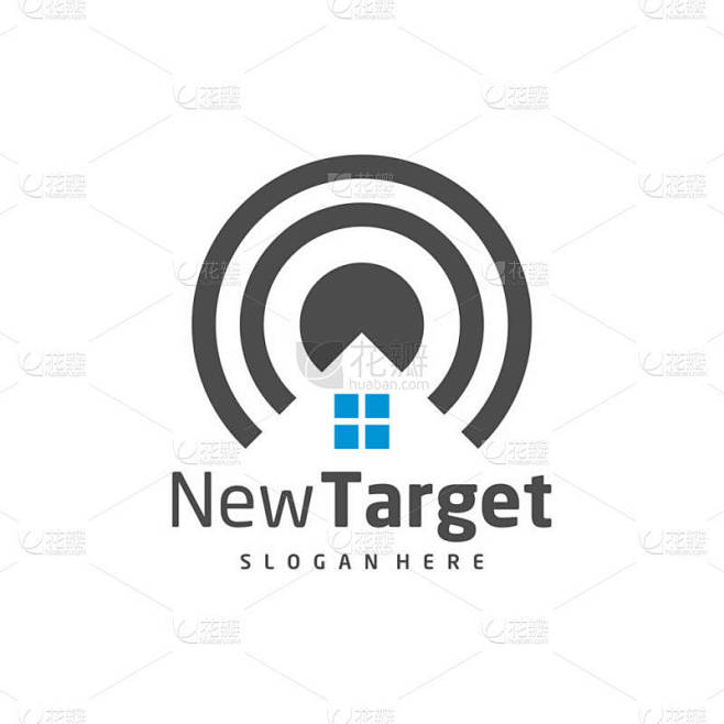 Home Target logo vector template, Creative Target