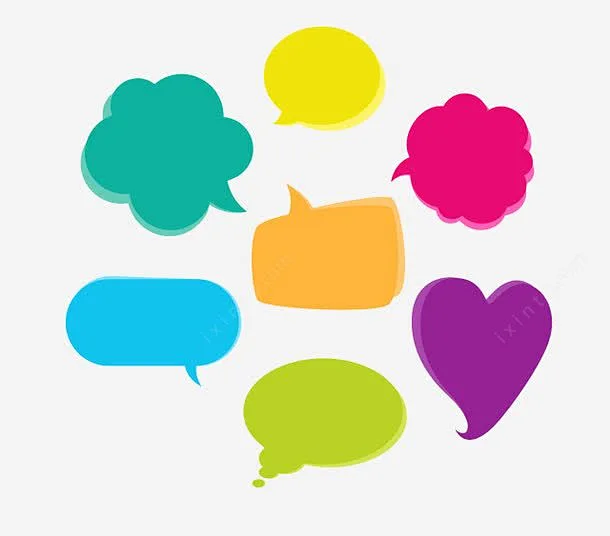 对话框ai免抠素材_新图网 https://ixintu.com 对话框 形状 不规则-花瓣网