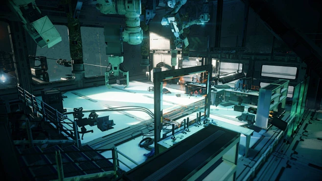 科幻室内场景气氛图科幻室内场景原画科幻场景原画科幻气氛图来自cgbook.cn (65)-花瓣网