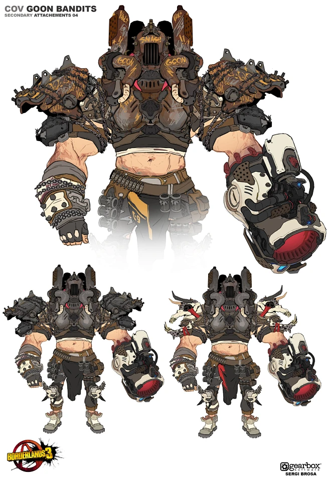 Sergi Brosa : Concept Artist at GEARBOX software 2 years as an Art ...