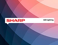 SHARP LED Lighting : EIGA developed the brand name and visual identity ...