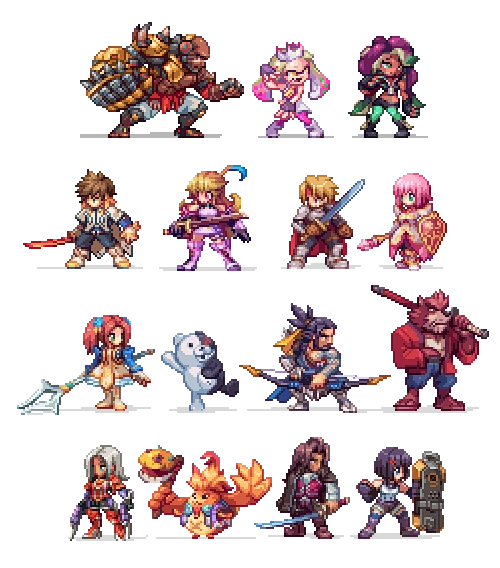 New set of new Card Gallery sprites, more to come!-花瓣网