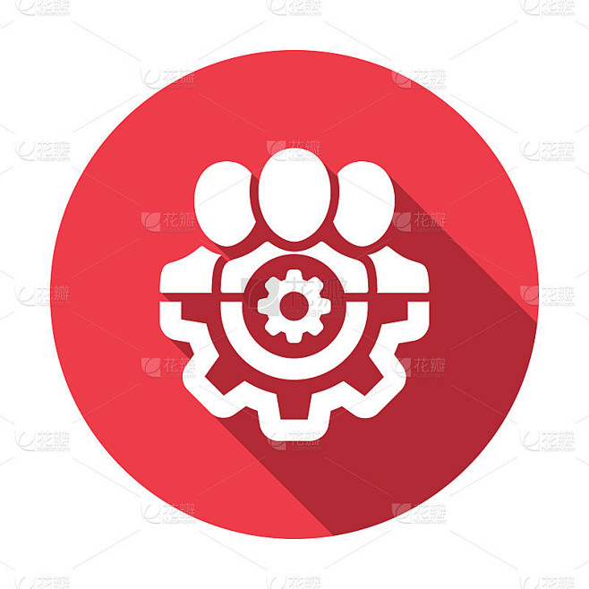 带有设置符号的管理图标。管理图标和自定义，设置，管理，进程符号。矢量图标