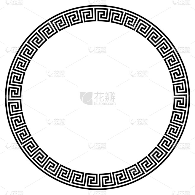 希腊,埃及,圆形,按键,边框,迷宫游戏,传统,华丽的,螺线