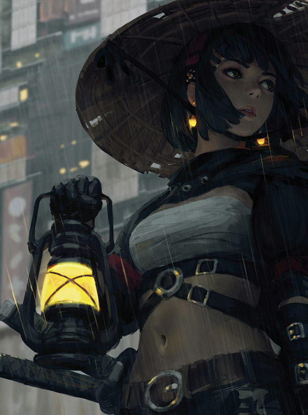 Guweiz（顾正炜），专注女性绘制，自学成才的95后高人气新锐概念艺术家。