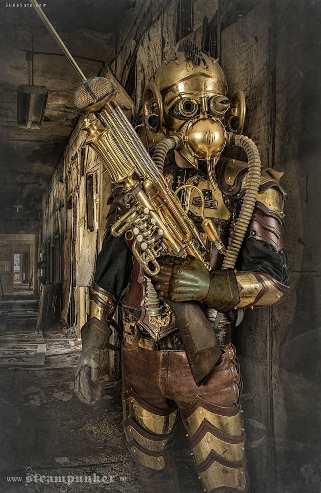 Steampunk 旧蒸汽时代的机甲设计欣赏 造型设计 蒸汽时代 灵感 机械设计 手工 -花瓣网